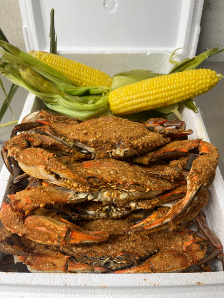 Lunch Box (12) Large Sook Crabs with Corn – Crab Depot